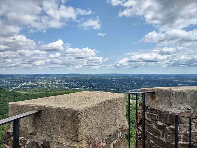 The observation deck offers 360-degree views that make every step of the climb worthwhile.
