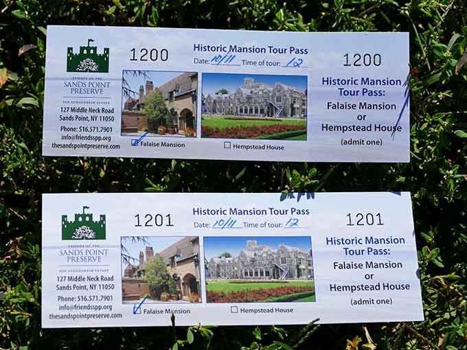 One ticket gets you into multiple mansions because apparently one castle just isn't enough around here.