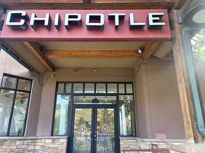Chipotle provides the familiar comfort food fix between shopping sprints, because guacamole is always extra but always worth it.