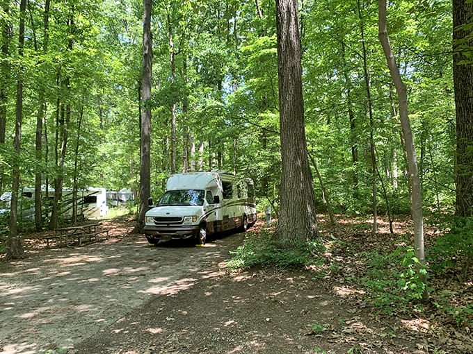 RV camping that lets you enjoy nature without sacrificing your coffee maker or sanity.