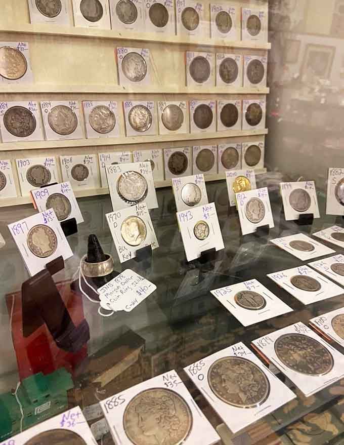Money talks, but these coins whisper secrets of commerce from centuries past, each one a tiny metallic time capsule.