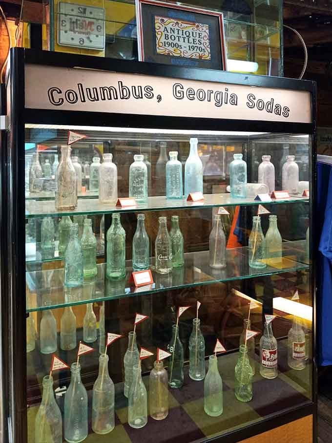 Columbus, Georgia soda bottles representing every fizzy dream your great-grandparents ever had on a hot summer day.