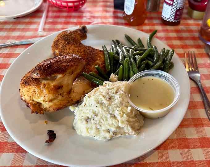 Perfectly seasoned roasted chicken with all the fixings proves simple done right beats fancy every single time.