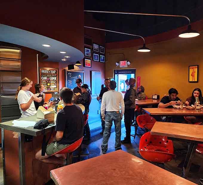 The cozy interior fills up fast with folks who know quality when they taste it.