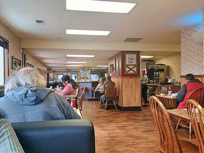 The natural habitat of comfort food enthusiasts&mdash;where strangers become friends over the universal language of "pass the syrup, please."