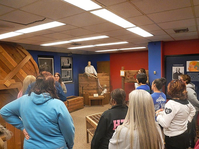 Tour groups gather to learn about psychiatric history, proving that education about mental health treatment remains vitally important today.