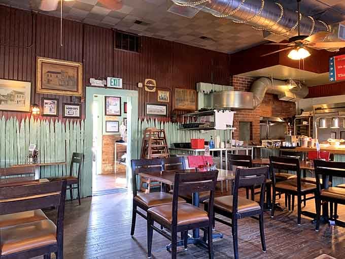 The dining room fills with folks who know good food doesn't require fancy decor or impossible-to-pronounce menu items.