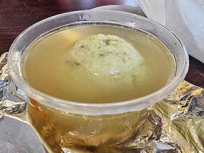 Sometimes the best part of a deli meal is the soup that warms you from the inside out.