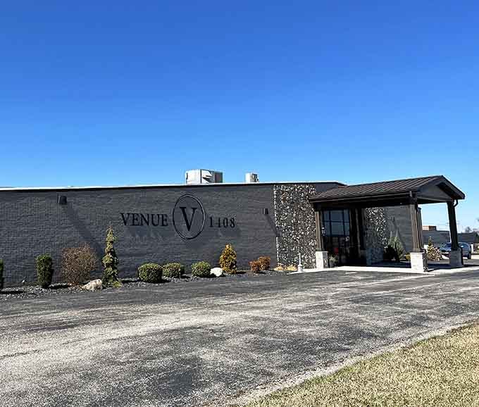 Venue 1408's modern exterior suggests someone understood that progress doesn't require abandoning your roots completely.