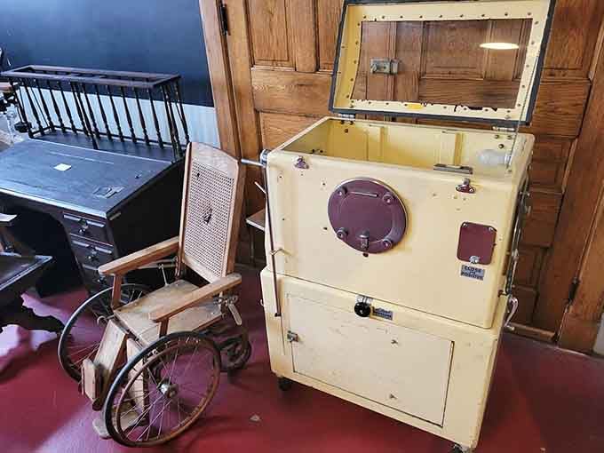 When your medical equipment looks like it belongs in a steampunk novel, you know you've found something special here.