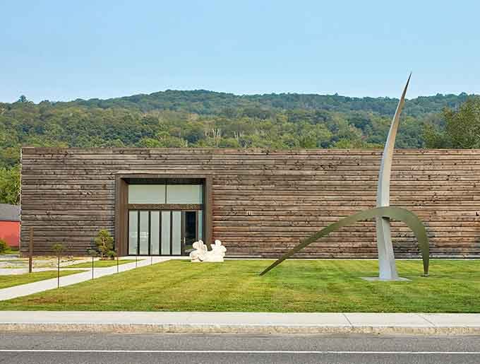 Contemporary architecture meets rolling hills in a setting that makes art appreciation feel effortless and natural.