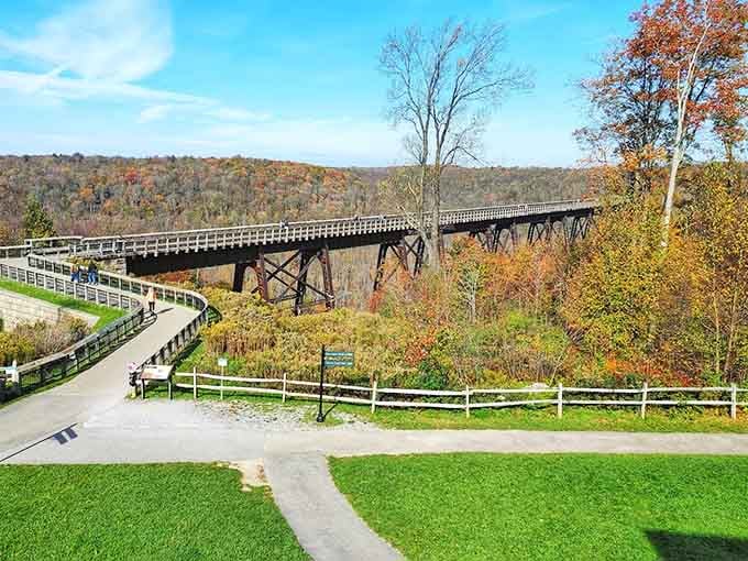 Well-maintained grounds and accessible pathways make this spectacular experience available to everyone who visits here.