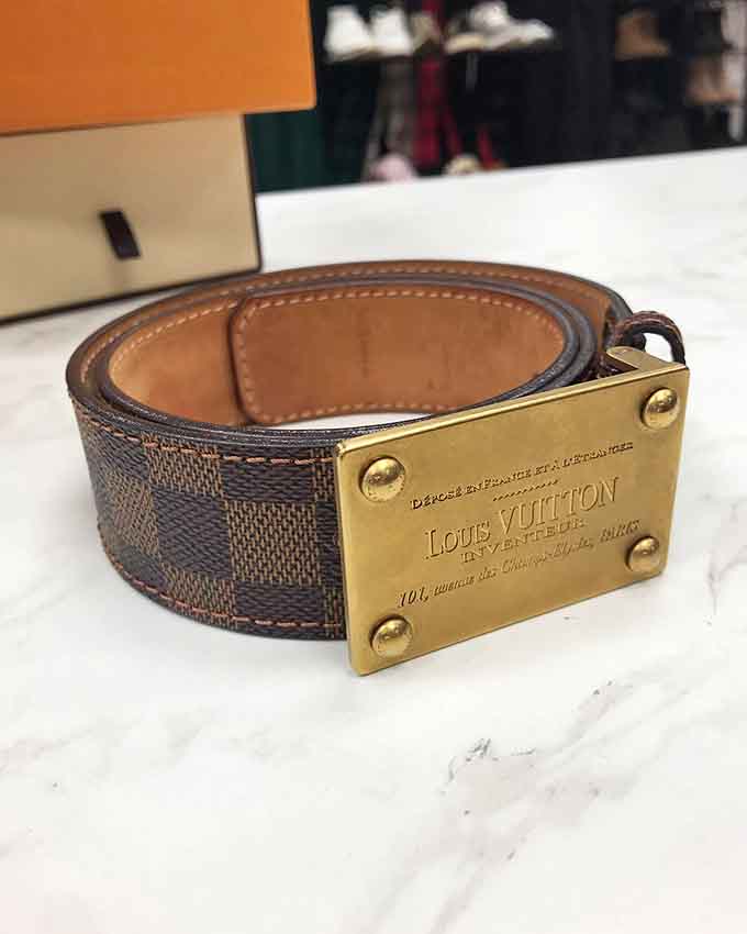 The Louis Vuitton belt&mdash;where fashion meets function. Holding up your pants never looked so luxurious or cost so little.