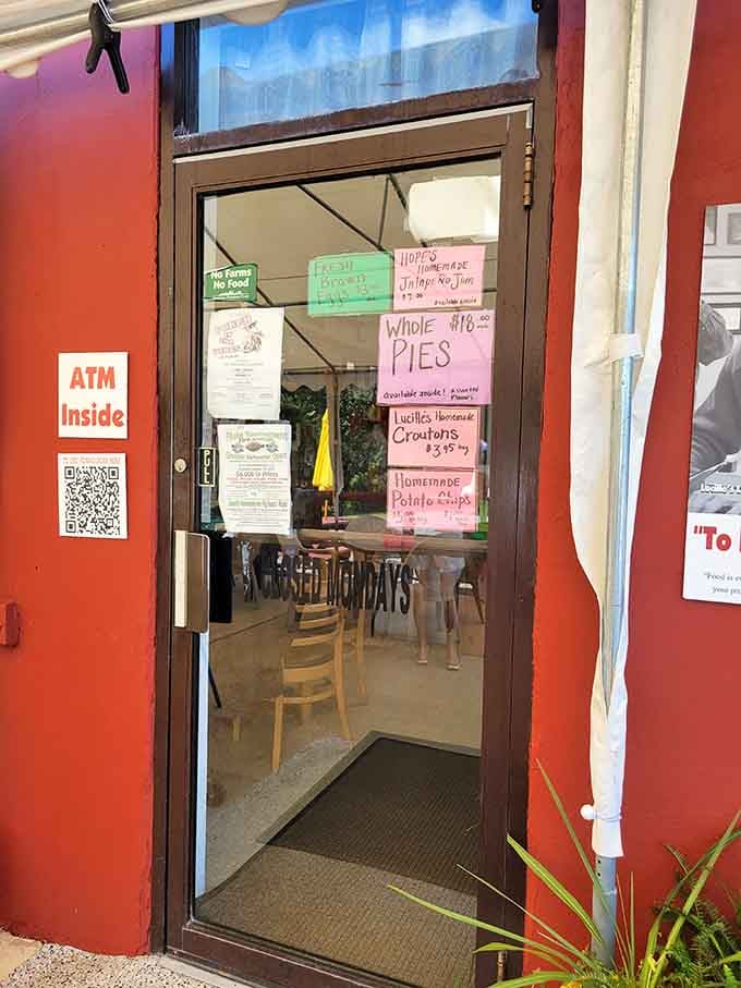 Walk through that door and leave your diet plans outside; they won't survive what's waiting inside anyway.