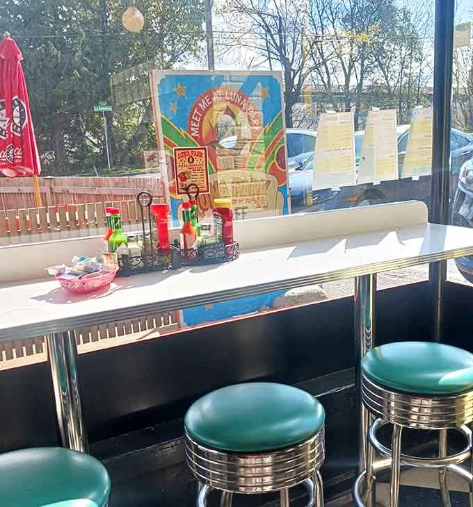 Classic condiments lined up like soldiers, ready to enhance your meal without any fancy aioli nonsense getting involved here.