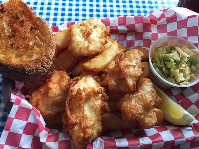 Golden, crispy fish and chips that prove sometimes the classics really can't be improved upon.