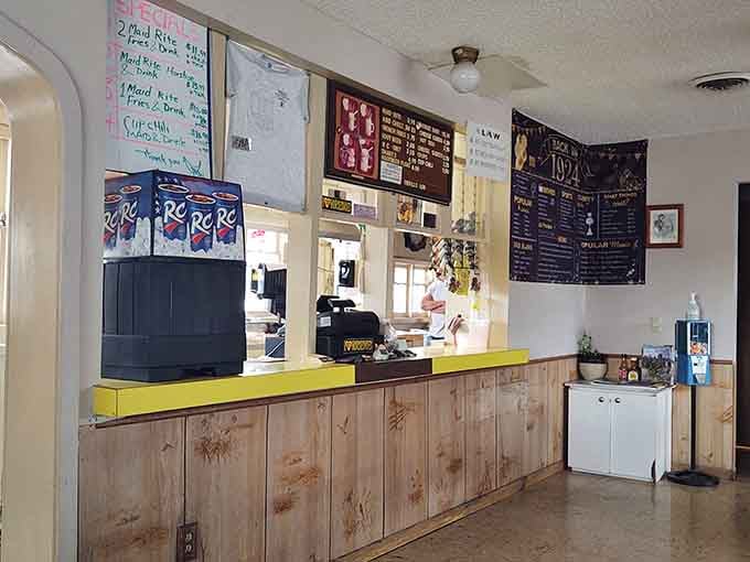 The order counter where countless conversations have happened and friendships have formed over simple, satisfying food for generations.
