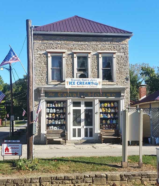 Grannie's serves homemade waffle cones, because regular cones are for people who don't appreciate the finer things in life.