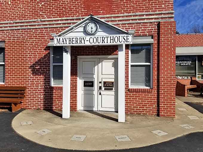 The Mayberry Courthouse replica is so authentic, you'll expect Barney Fife to walk out any second now.