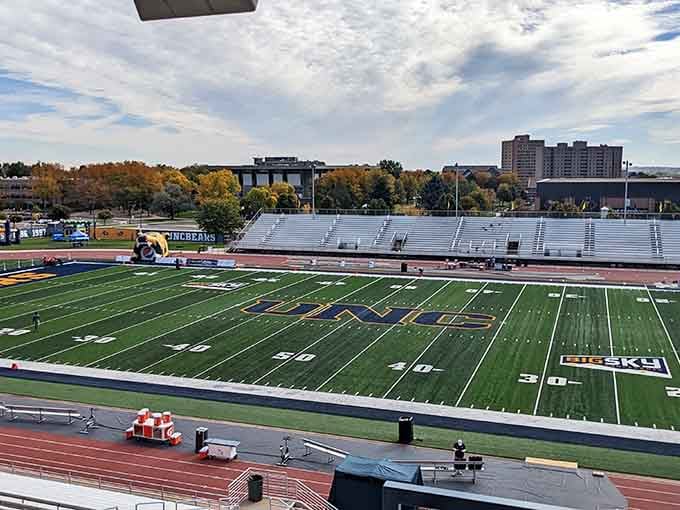 Nottingham Field awaits its next roaring crowd, a place where community pride and college sports create memories stronger than any scoreboard.
