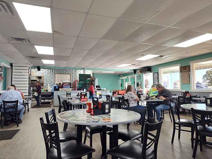 Real people enjoying real food in a real community gathering spot, exactly what dining out should always feel like.