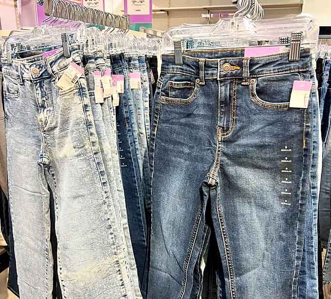 Denim destiny awaits! Finding the perfect pair of jeans at outlet prices feels like winning the lottery without having to split it with coworkers.