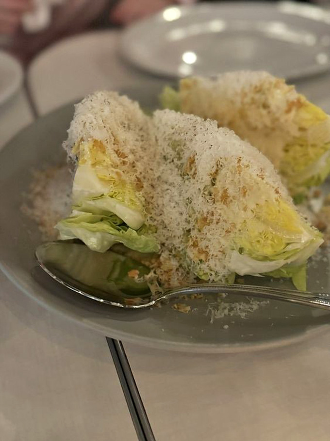 A pickle juice caesar that's basically a salad pretending to be a cocktail, fooling absolutely nobody.