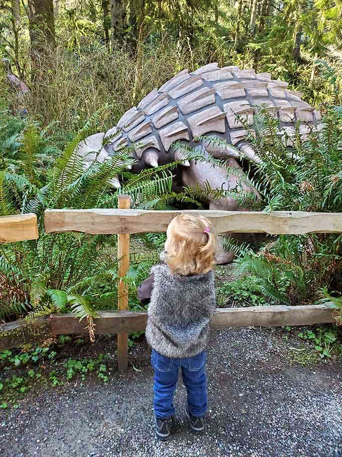 When you're eye-level with an armored dinosaur, every moment becomes an unforgettable childhood memory.