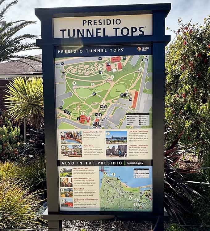 This map shows you're standing on top of a tunnel, which sounds impossible until you're actually doing it.