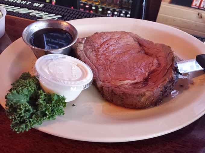 When you need a break from fish fry, this perfectly cooked prime rib steps up like a delicious understudy stealing the show.