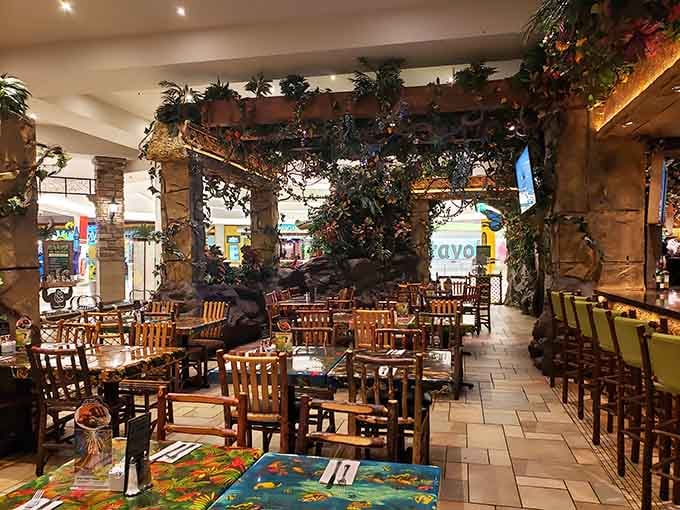 Every table offers a view of something wild, making it impossible to have a boring conversation about weather.