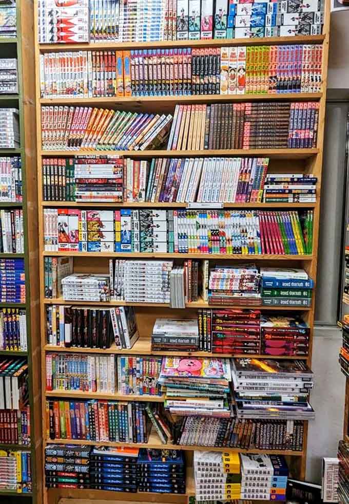 Manga fans, prepare to lose yourself in row after colorful row of Japanese storytelling that spans every genre imaginable.