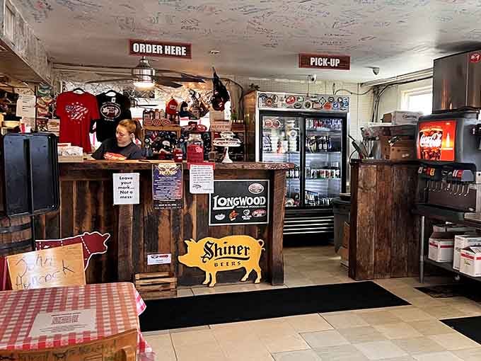 The order counter where dreams come true and waistbands prepare to meet their ultimate challenge today.