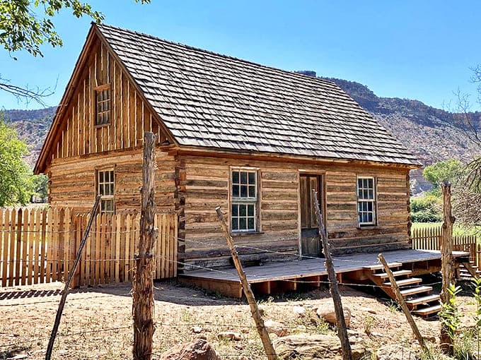 The Ruby Rose Cabin stands as testament to frontier resourcefulness&mdash;no Home Depot runs for these determined builders!