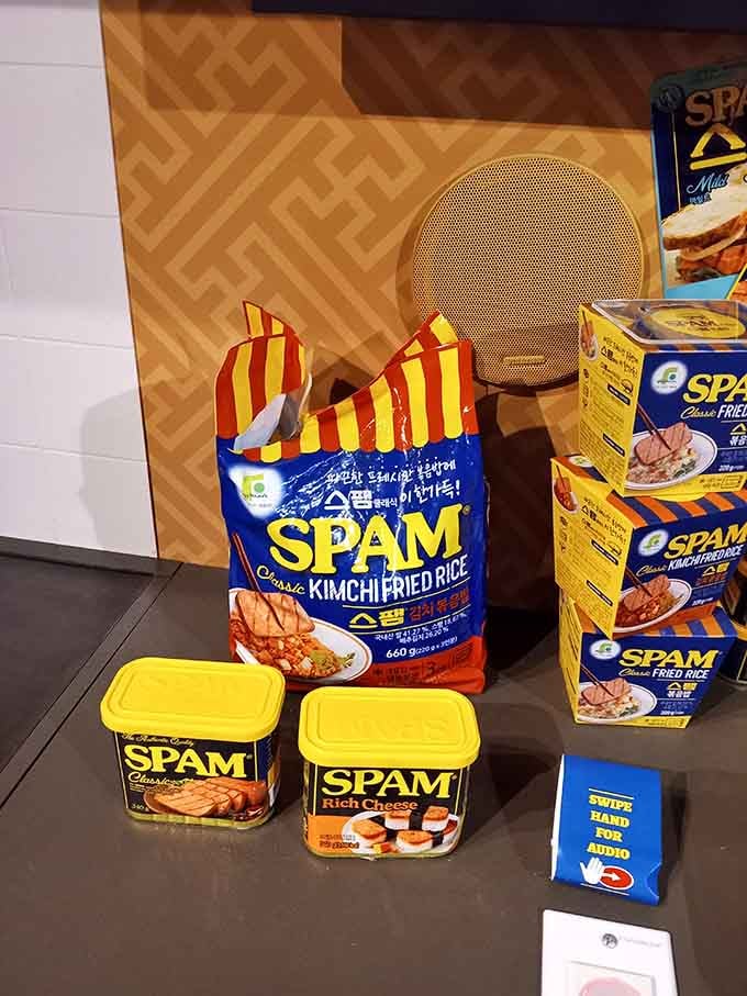 SPAM Kimchi Fried Rice sitting there like it's the most natural thing in the world, which it is.