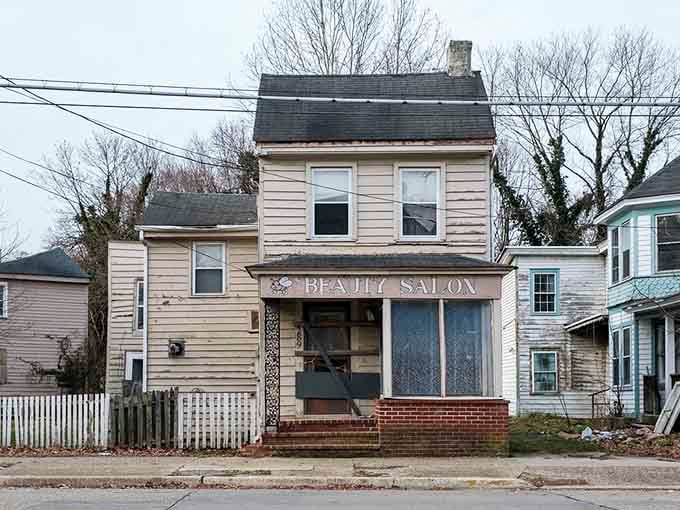 These old buildings wear their age like badges of honor, refusing to apologize for not being shiny.