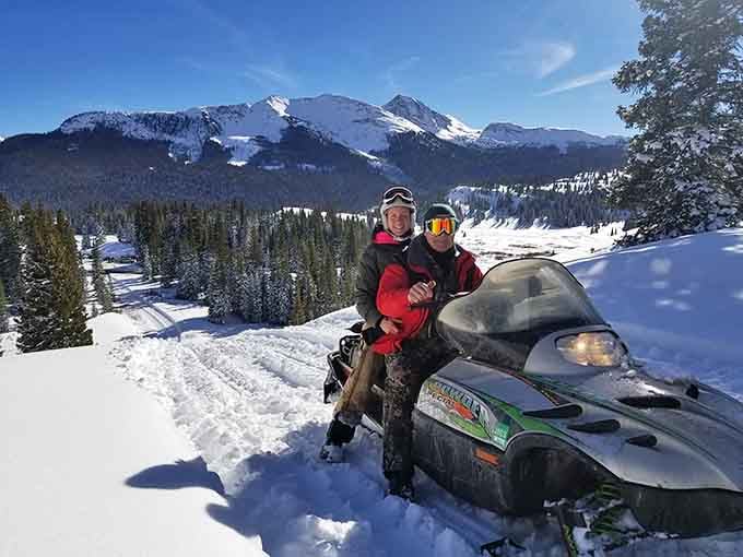 Winter adventures take many forms up here, where snowmobiles become essential transportation and the backcountry beckons the bold and prepared.