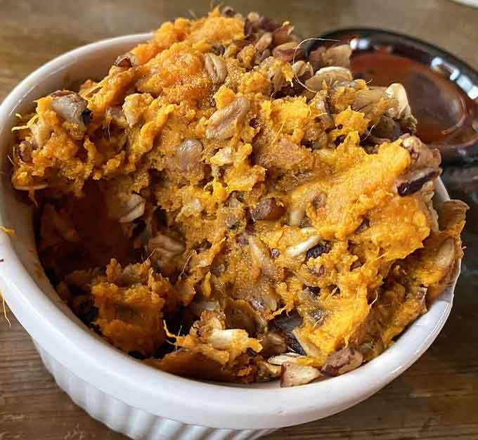 This sweet potato souffl&eacute; topped with pecans is the Southern side dish that makes you forget vegetables were ever boring.