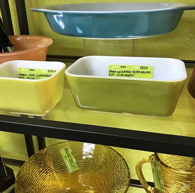 Vintage Pyrex in lime green proves our grandparents' kitchens were way groovier than we ever gave them credit for.