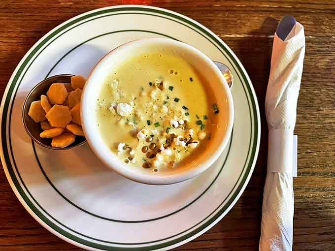 Beer cheese soup garnished with popcorn&mdash;a combination so brilliantly Wisconsin you'll wonder why the rest of America hasn't caught on.