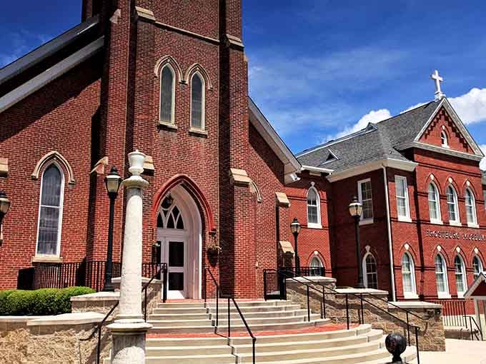 Historic churches anchor the community with architectural beauty, standing as testaments to Frostburg's enduring character and charm.