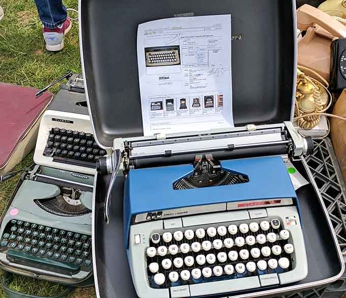 Typewriters that made every writer feel important, even if they were just typing grocery lists with satisfying mechanical clicks.