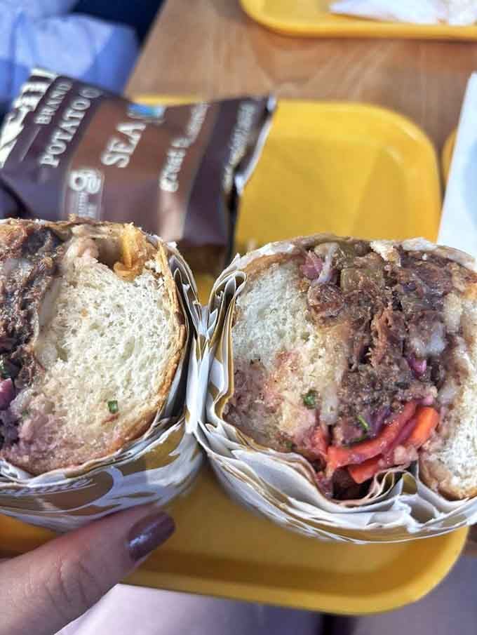 This beef bourguignon sandwich brings French bistro vibes to the Pacific Northwest drive-in scene beautifully.