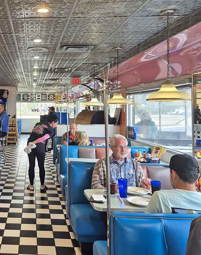 Real people enjoying real food in a real diner, the way breakfast was meant to be.