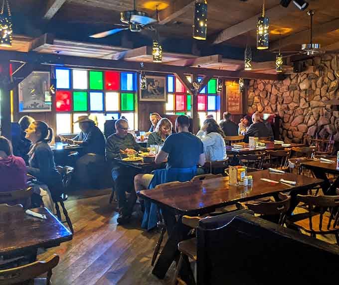 The dining room buzzes with happy customers who've discovered what locals have known for years about this place.