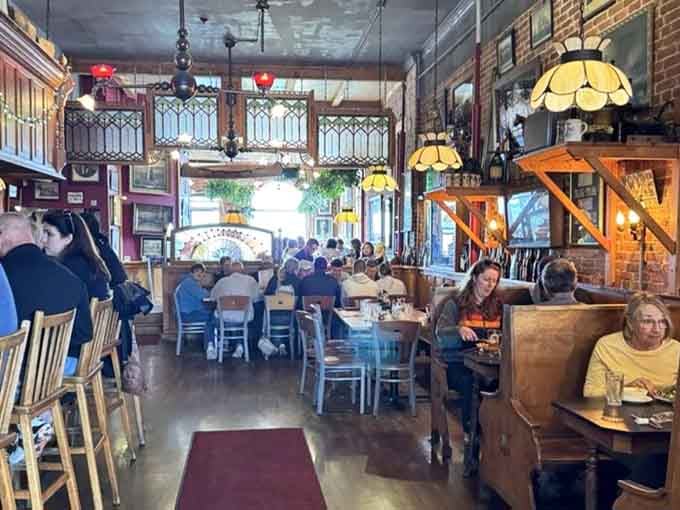 Those towering windows frame Lake Superior like nature's own IMAX screen, except the popcorn is replaced with exceptional pub fare.