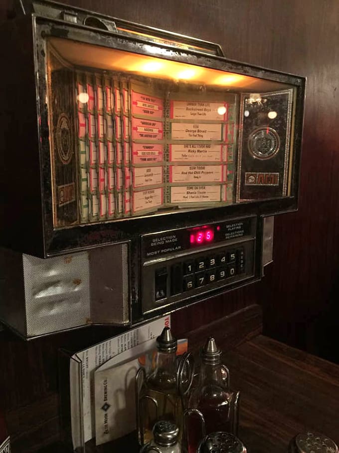 A tabletop jukebox means you control the soundtrack to your meal, just like the good old days.