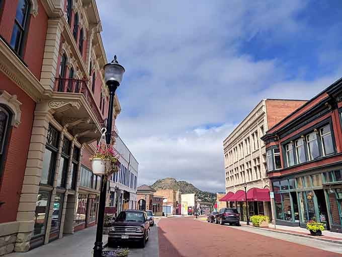 Historic buildings frame mountain views like nature's own picture postcards, completely free of any Instagram filters or fakery.
