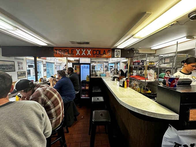 The counter fills up fast because word travels when you're serving something this genuinely good and authentic.