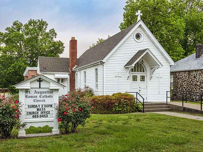 This charming white chapel proves that beautiful worship spaces don't need soaring spires to touch the soul and spirit.